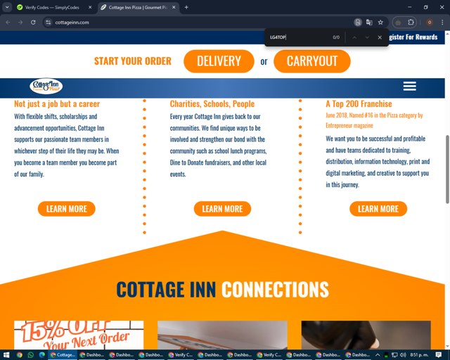 Cottage Inn Pizza Promo Code (1 Verified) - 50% Off May 2025