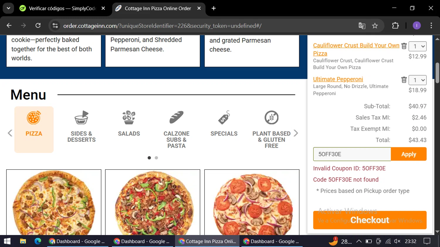 Cottage Inn Pizza Promo Code (3 Verified) - $10 Off Sep 2025