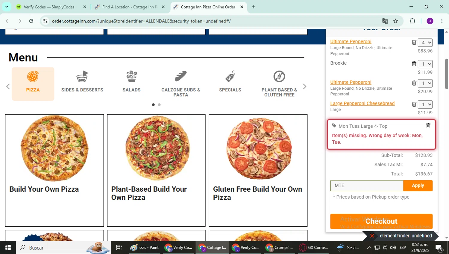 Cottage Inn Pizza Promo Code (3 Verified) - $10 Off Sep 2025