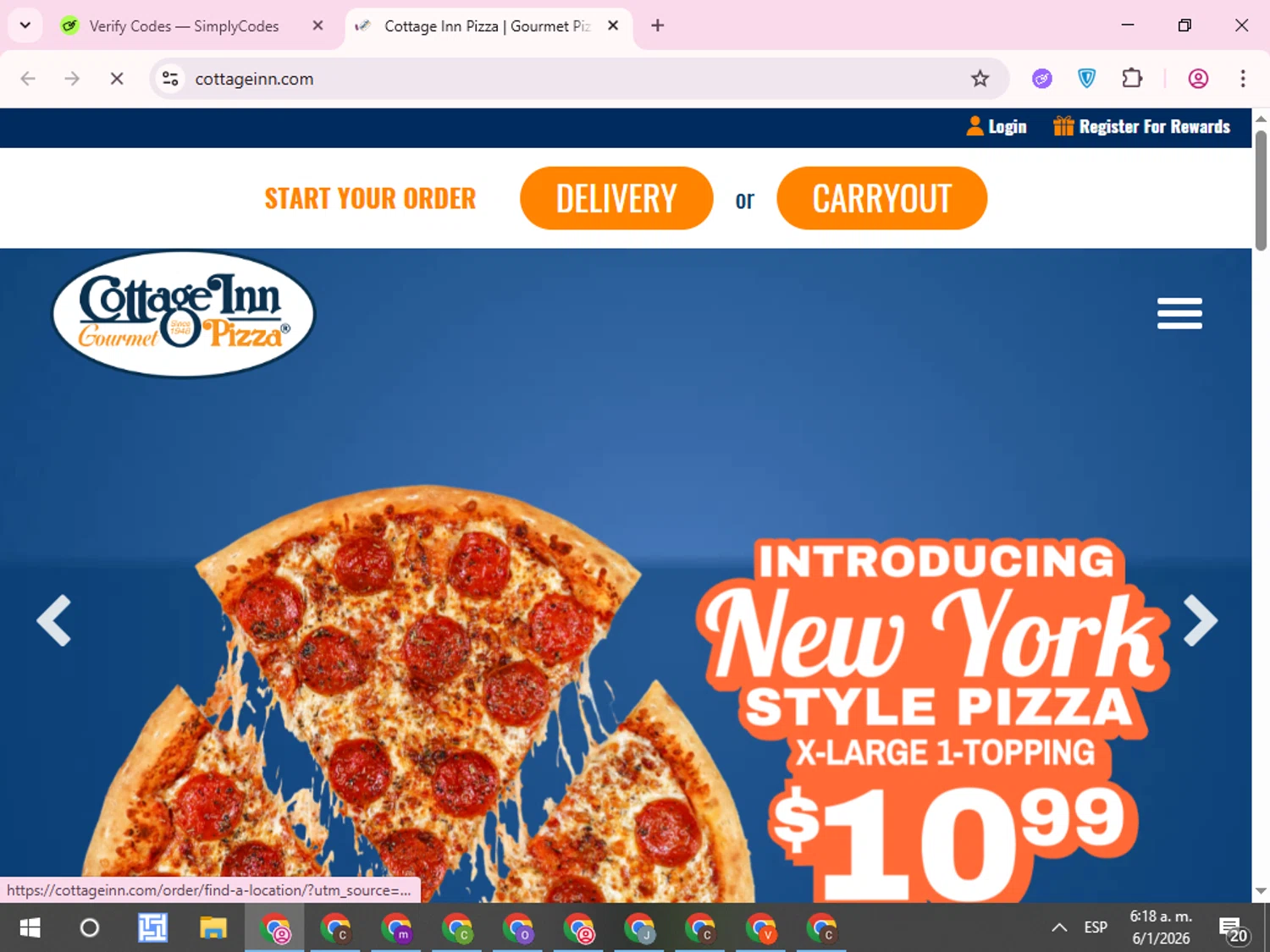 Cottage Inn Pizza Promo Code - 50% Off January 2026