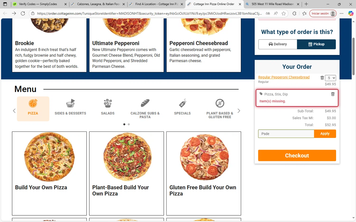 Cottage Inn Pizza Promo Code (3 Verified) - 50% Off Oct 2025