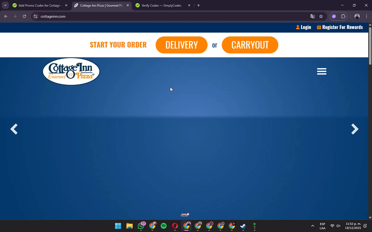 Cottage Inn Pizza Promo Code - 50% Off January 2026