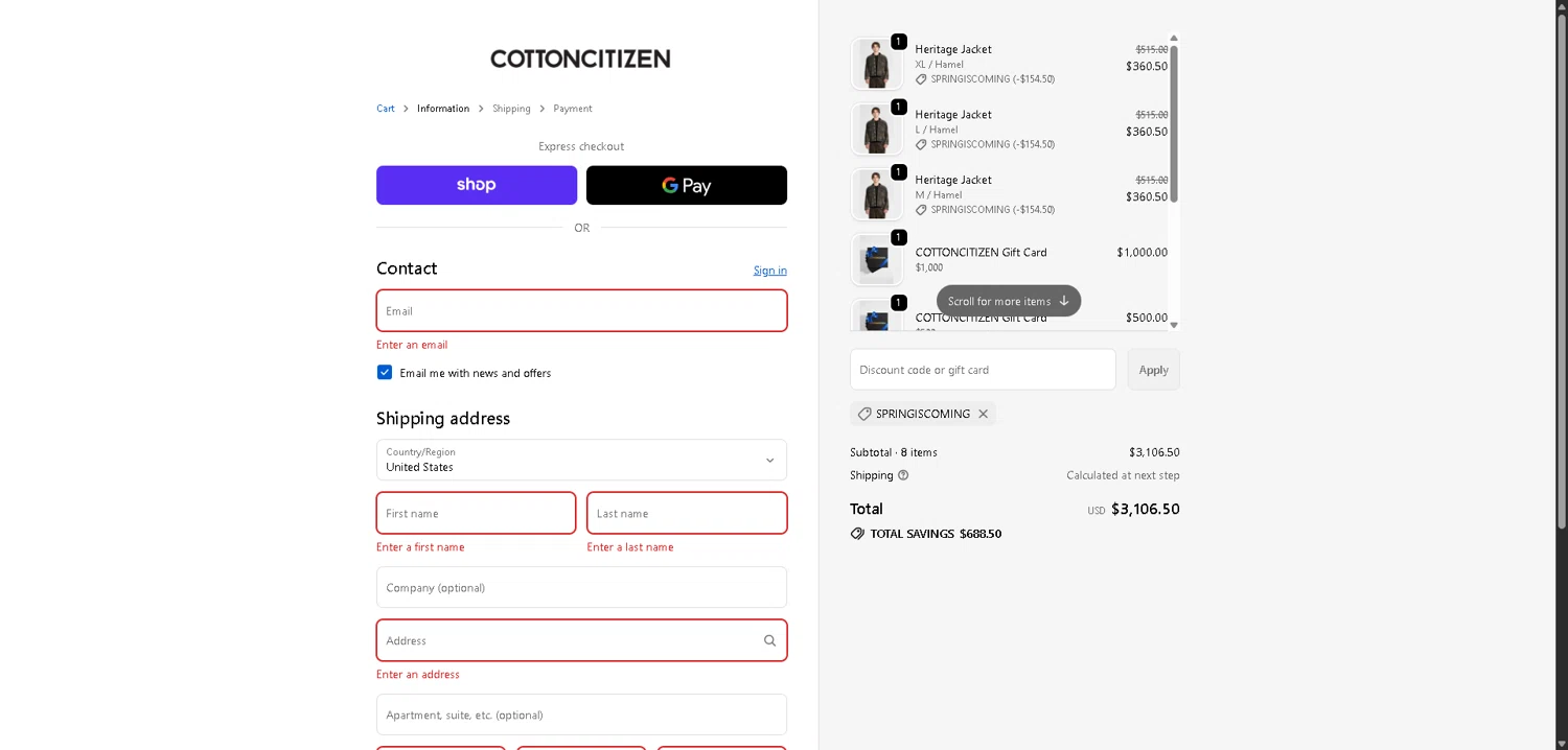 Cotton Citizen Promo Codes - 30% Off Coupons May 2026
