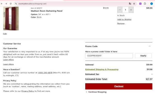 Country Door Promo Codes - $10 Off Coupons Sep 2025