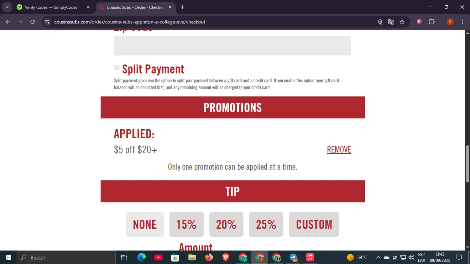 Cousins Subs Promo Codes - $5 Off (3 Verified) Jan 2026