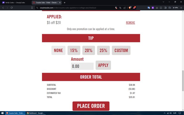 Cousins Subs Coupons - $10 Off Promo Codes in August 2024 | SimplyCodes