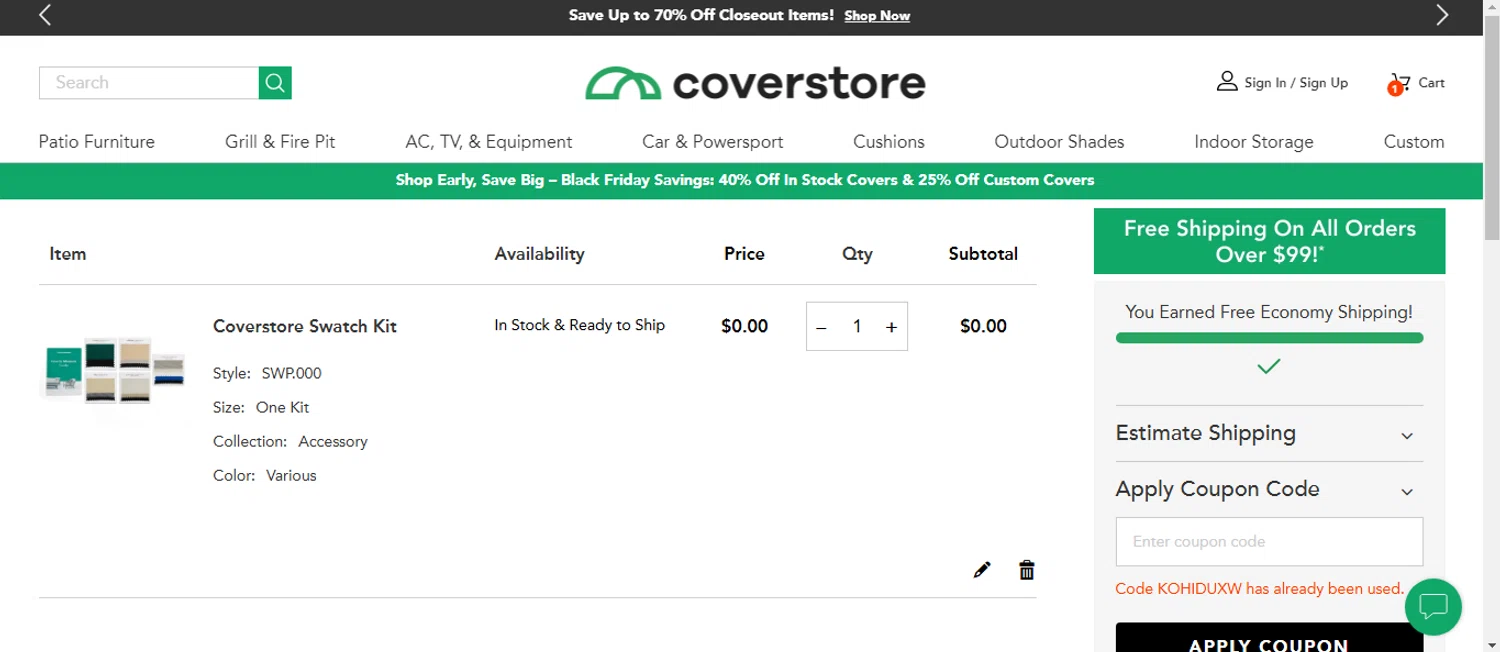 Coverstore Coupon Codes & Black Friday 2024 Deals - 40% Off