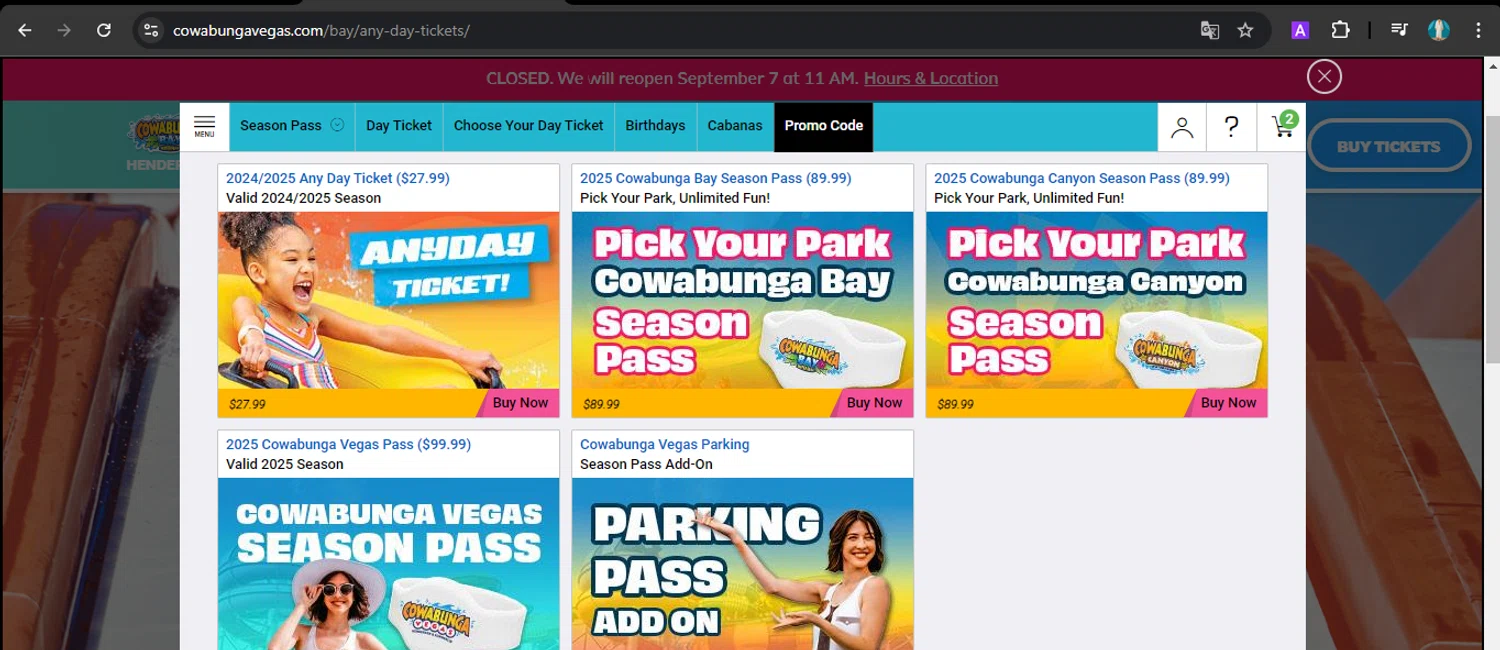 Cowabunga Bay Promo Codes - $30 Off | October 2024