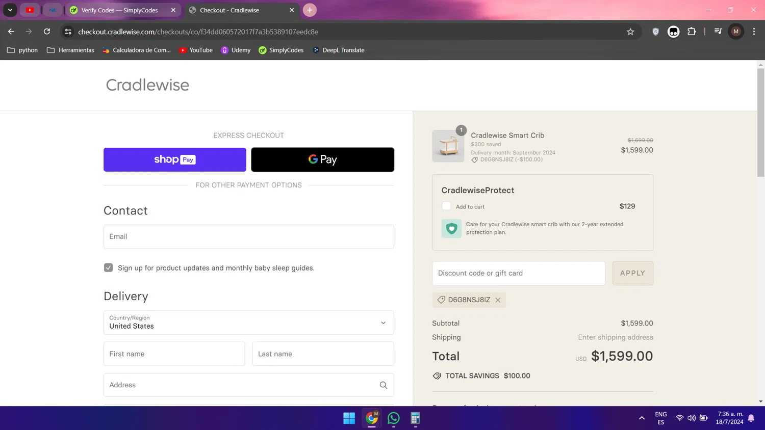 Cradlewise Discount Codes - $40 Off | November 2024