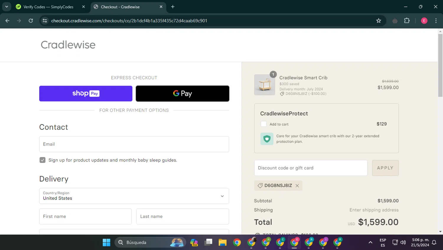 Cradlewise Discount Codes - $40 Off | November 2024