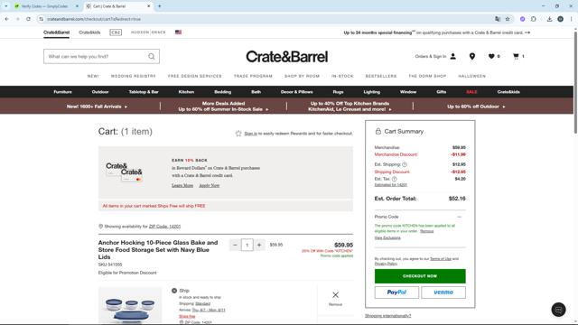 Crate & Barrel Promo Codes - 20% Off Coupons Oct 2025