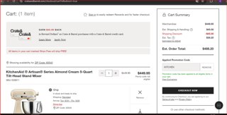 Crate & Barrel Promo Codes (1 Verified) - 20% Off Jul 2025