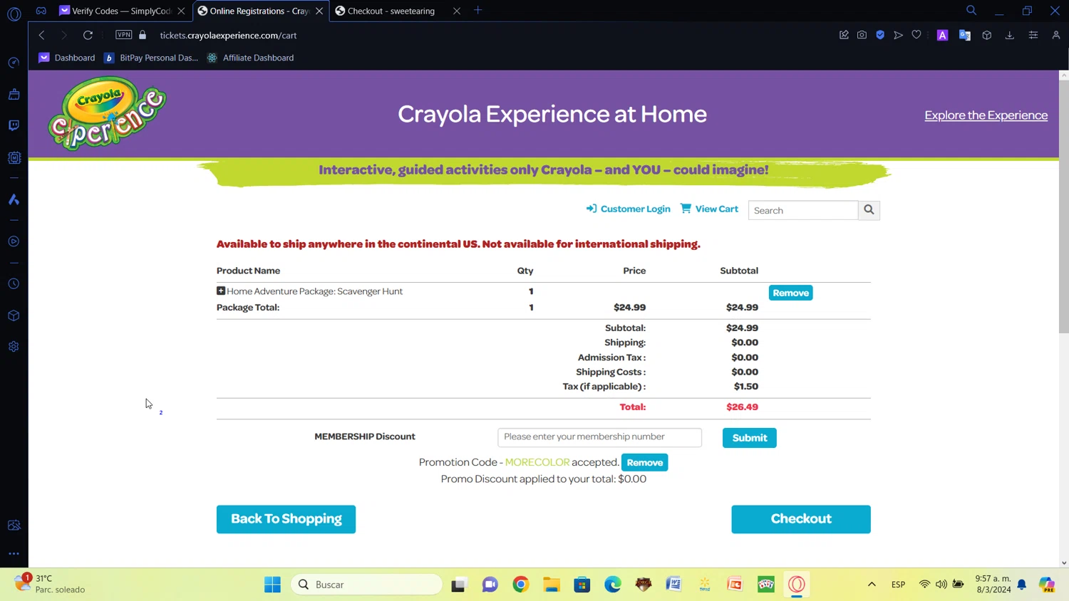 Crayola Experience Promo Codes - $1 Off | September 2024