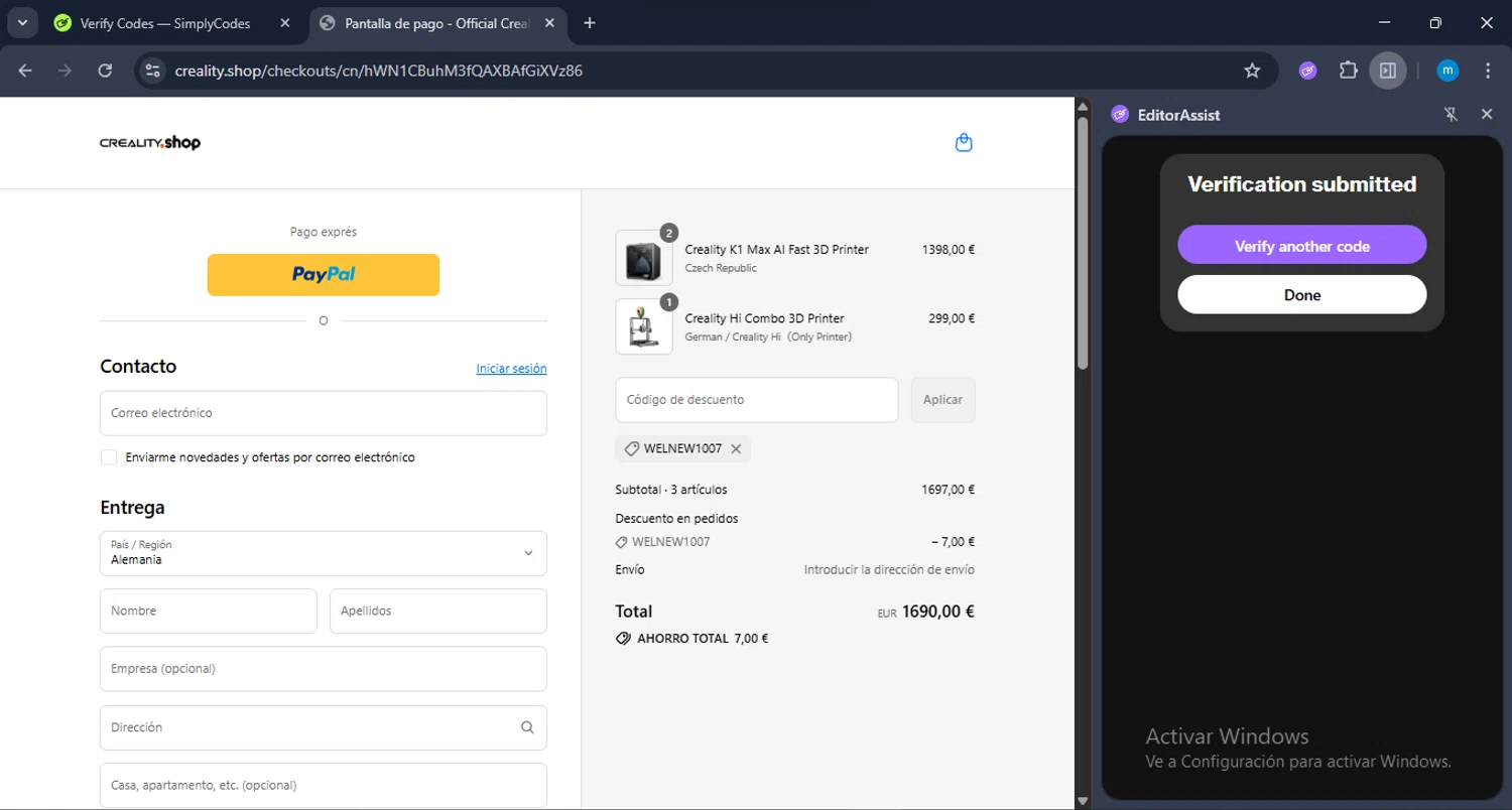 Creality Discount Codes - $10 Off (4 Verified) Oct 2025