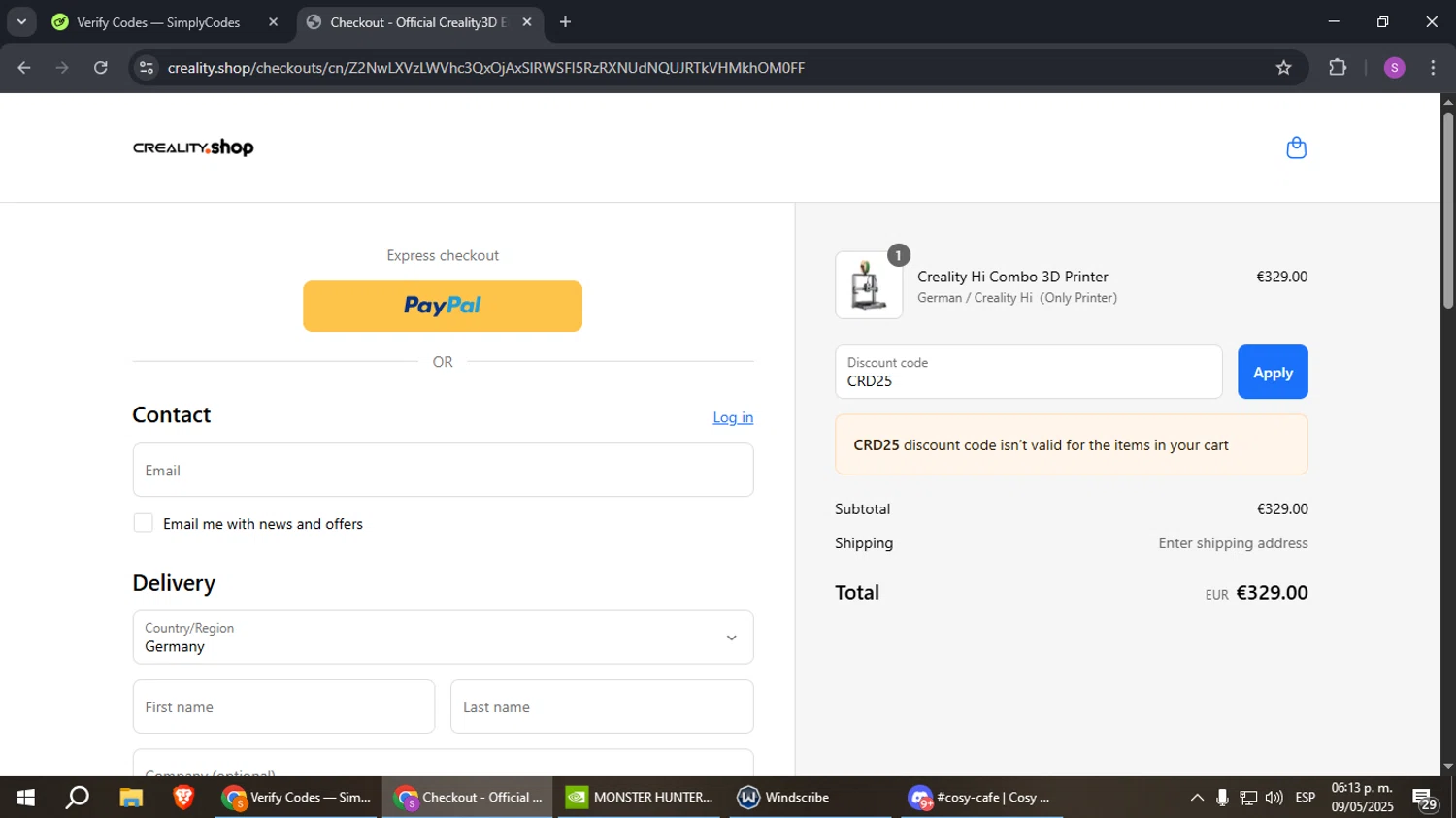 Creality Discount Codes - $10 Off (4 Verified) Oct 2025