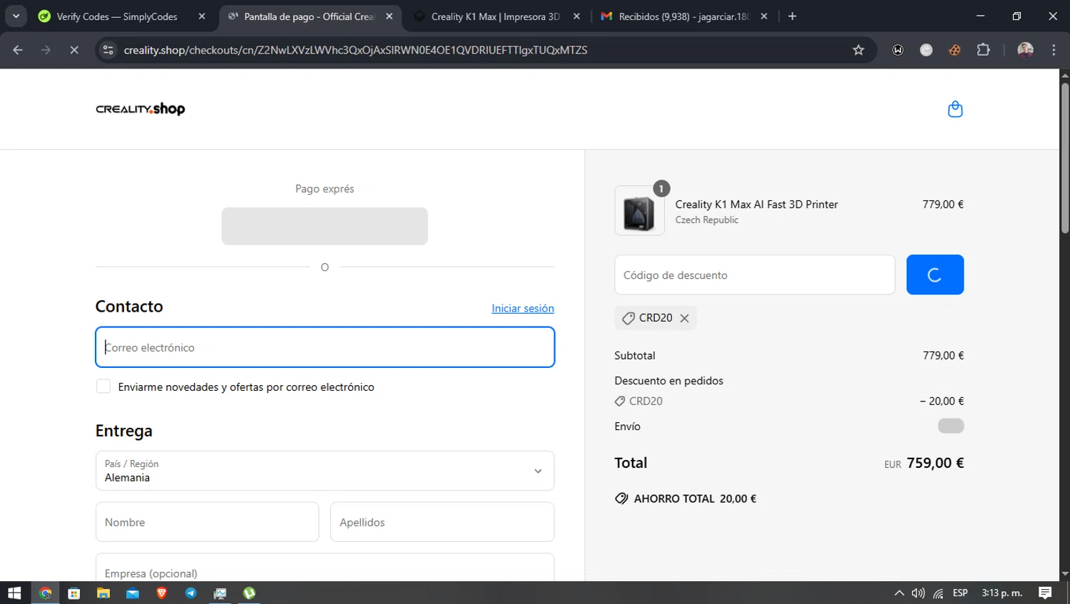 Creality Discount Codes - $10 Off (4 Verified) Oct 2025