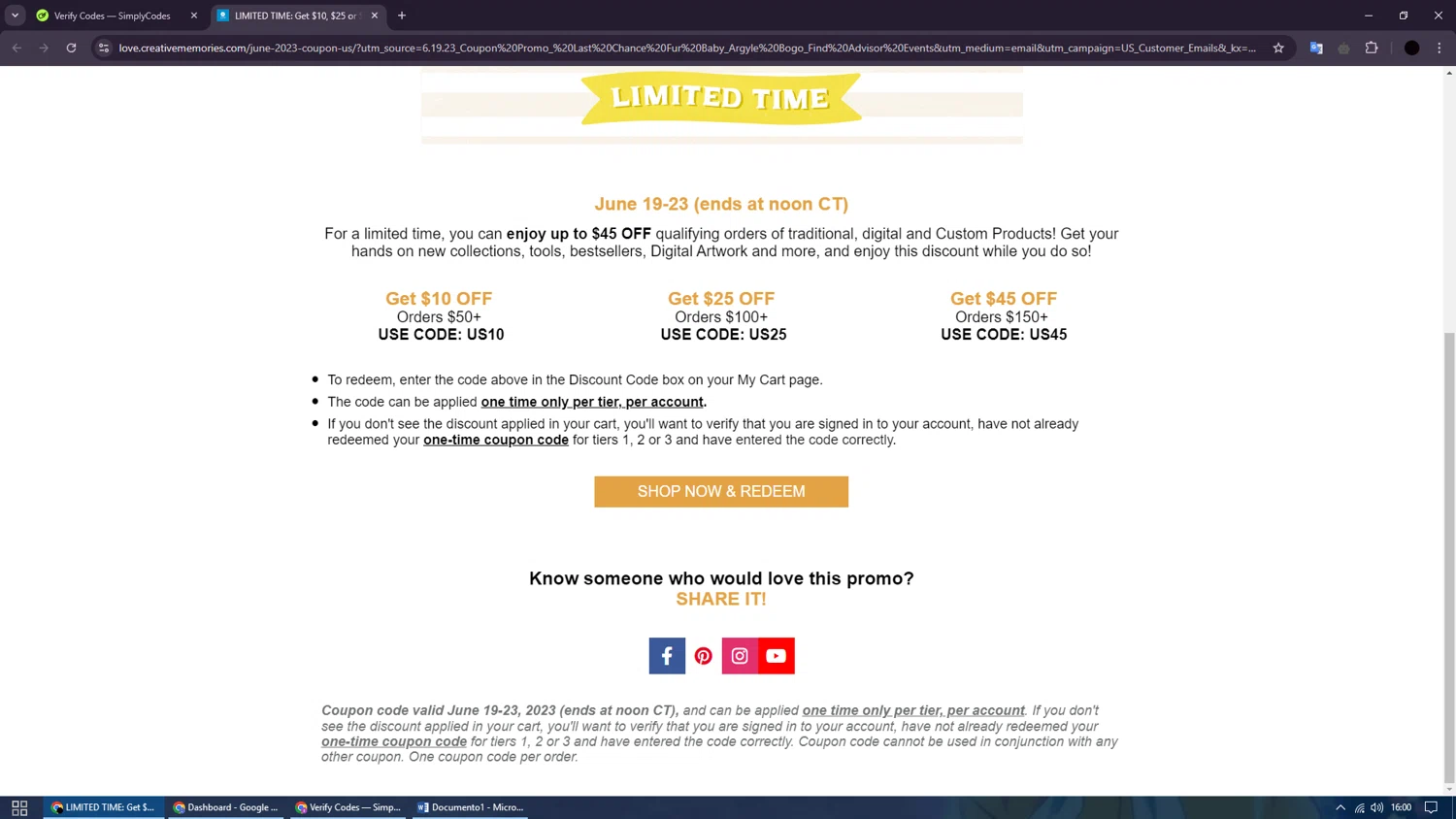 Creative Memories Coupons - $25 Off | November 2024