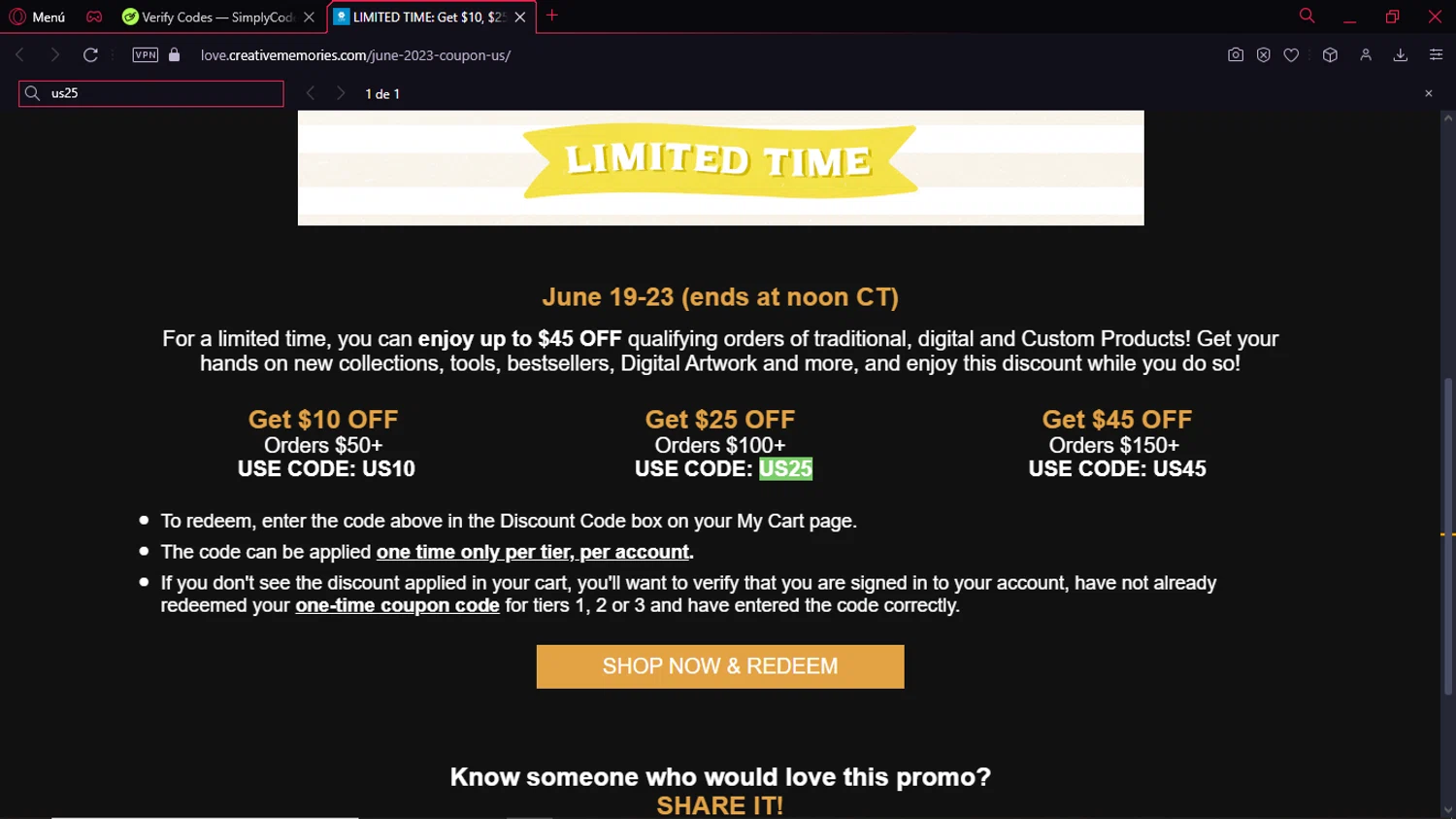 Creative Memories Coupons - $25 Off | November 2024