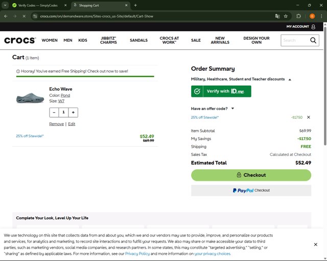 Crocs Promo Codes (5 Verified) - $20 Off Sitewide Apr 2025