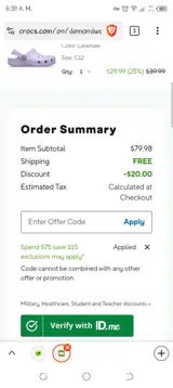 Crocs Promo Codes - $20 Off (7 Verified) Apr 2026