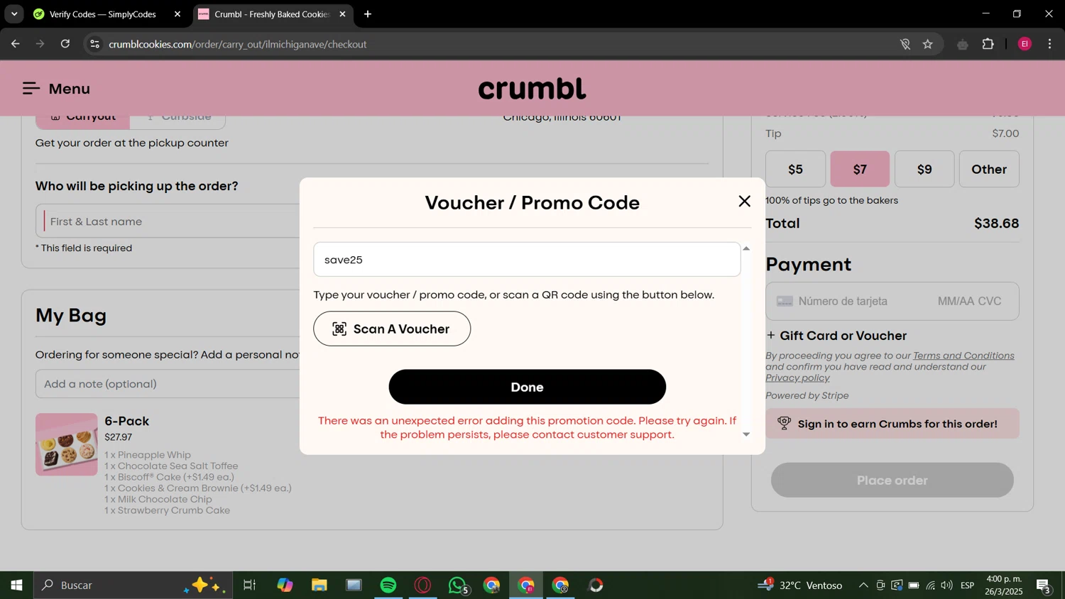 Crumbl Cookies Promo Codes - $25 Off Coupons Sep 2025