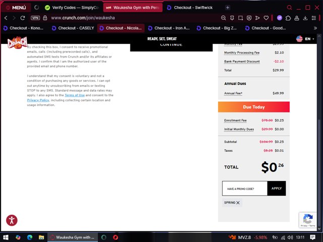 Crunch Promo Codes (6 Verified) - 25% Off w/Code May 2025