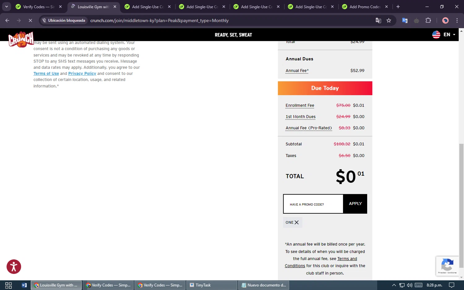 Crunch Promo Codes - up to 10% Off | October 2024