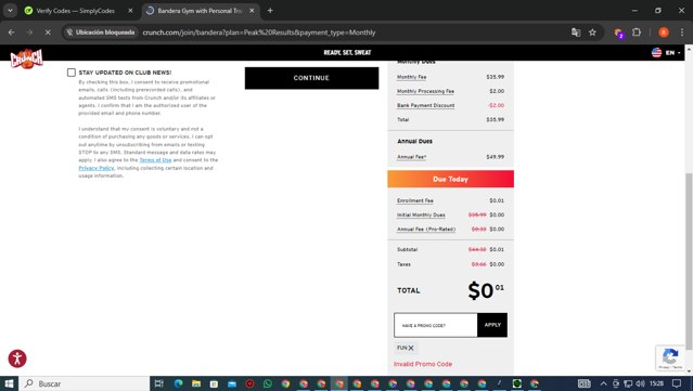 Crunch Promo Codes - 20% Off | January 2025