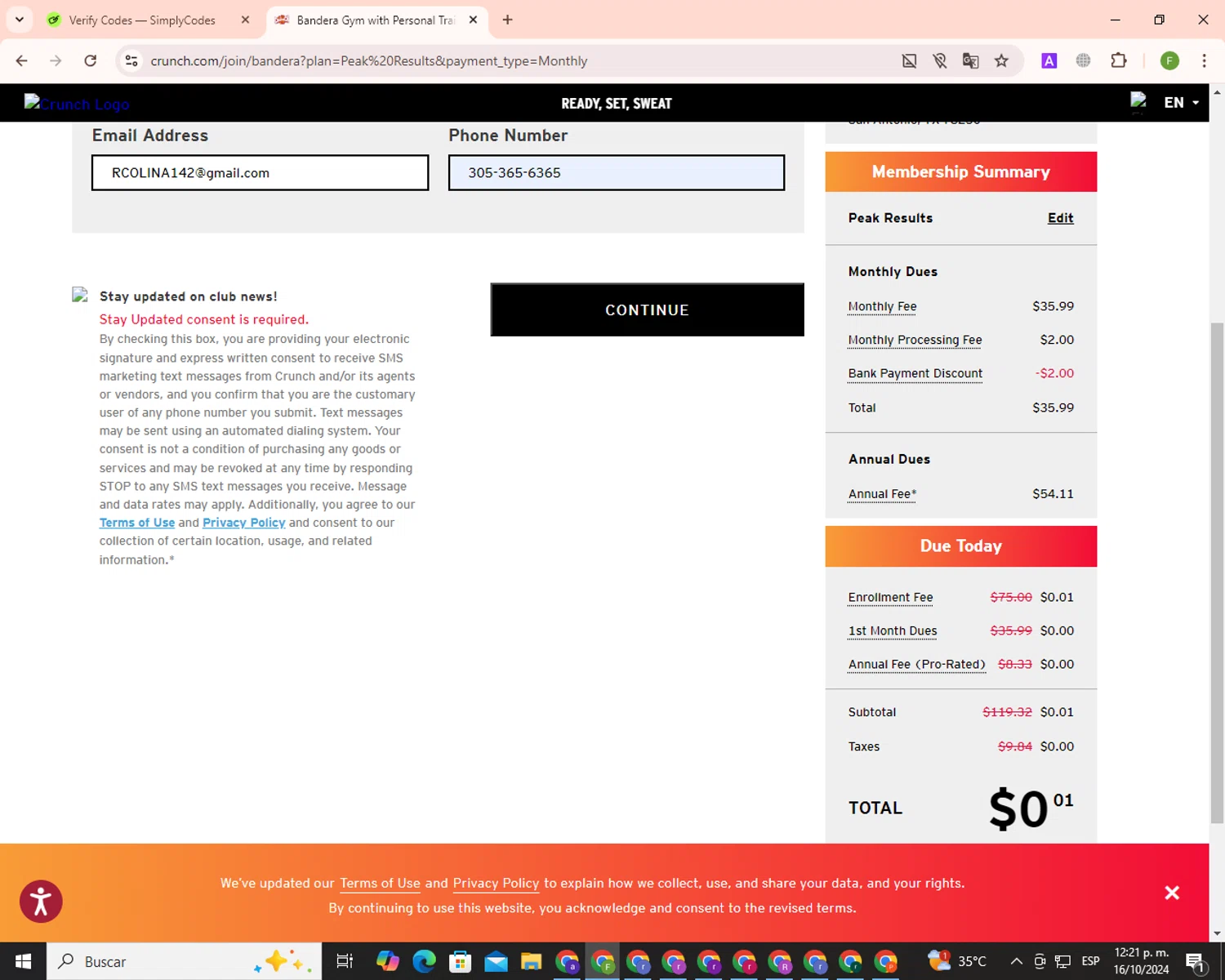 Crunch Promo Codes - up to 10% Off | November 2024