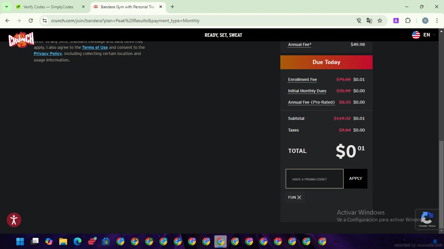 Crunch Promo Codes - up to 10% Off | November 2024