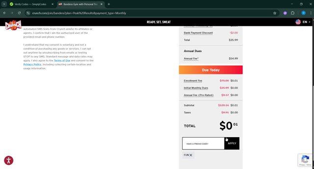 Crunch Promo Codes (6 Verified) - 25% Off w/Code May 2025