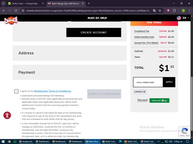 Crunch Promo Codes (4 Verified) - 25% Off w/Code Jun 2025