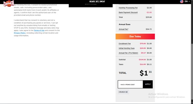 Crunch Promo Codes (6 Verified) - 25% Off w/Code Apr 2025