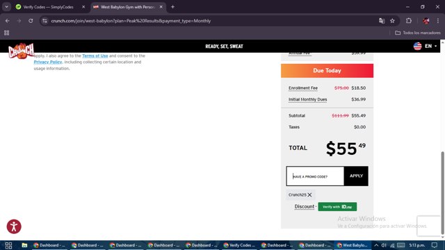 Crunch Promo Codes (5 Verified) - 25% Off w/Code Apr 2025