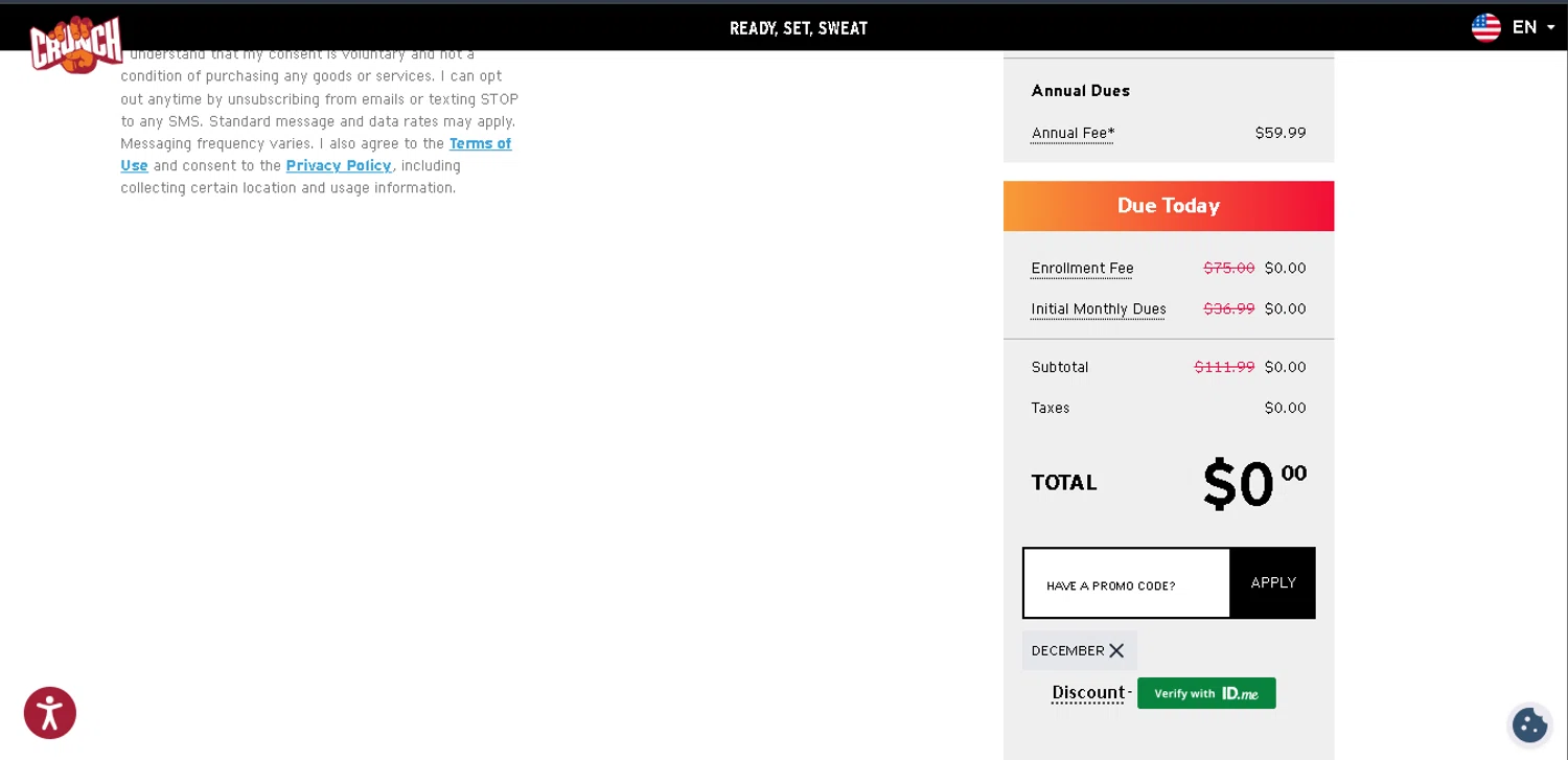 Crunch Promo Codes - 10% Off (4 Verified) Dec 2025