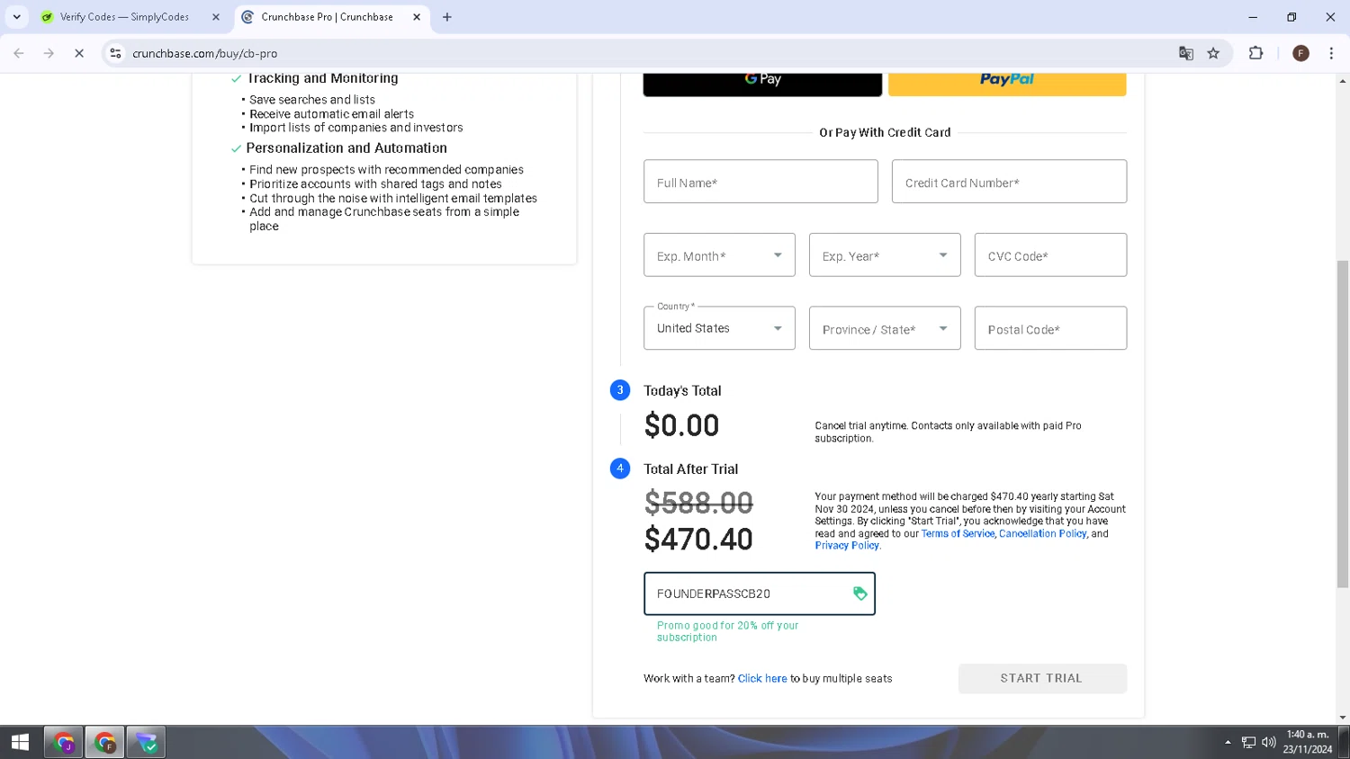 Crunchbase Promo Codes - 10% Off | January 2025