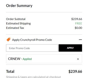 Crunchyroll Discount Codes - 15% Off | December 2024