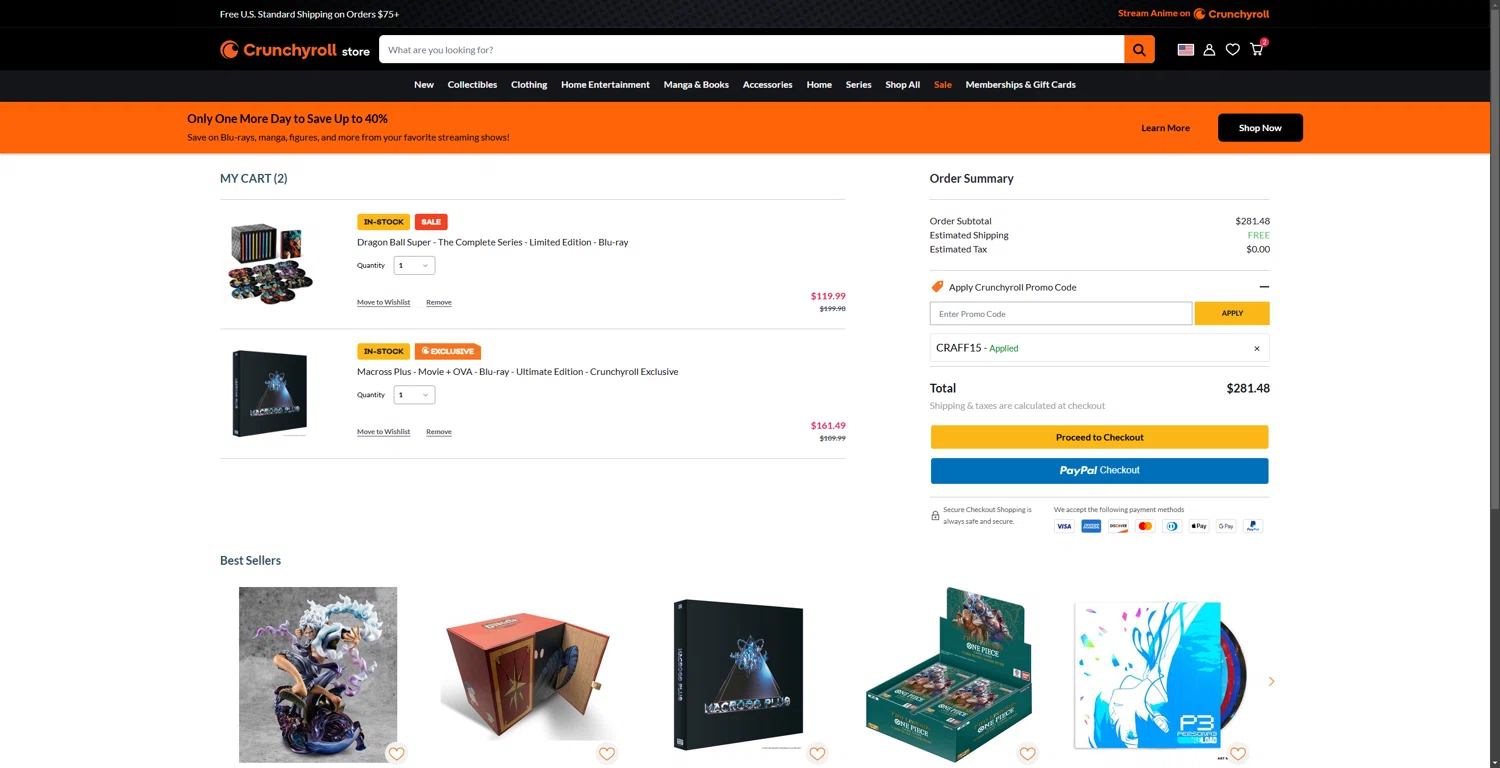 Crunchyroll Promo Codes (2 Verified) - 15% Off Jan 2025