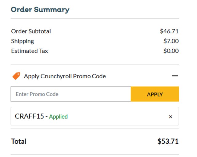 Crunchyroll Promo Codes (2 Verified) - 15% Off Jan 2025