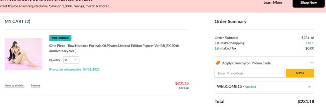 Crunchyroll Promo Codes (2 Verified) - 15% Off Mar 2025