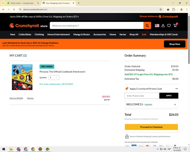 Crunchyroll Promo Codes (1 Verified) - 15% Off Mar 2025