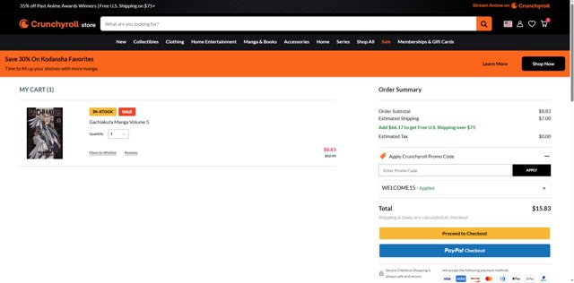 Crunchyroll Promo Codes (2 Verified) - 15% Off Apr 2025