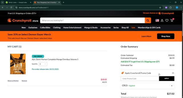 Crunchyroll Promo Codes (3 Verified) - 15% Off Oct 2025