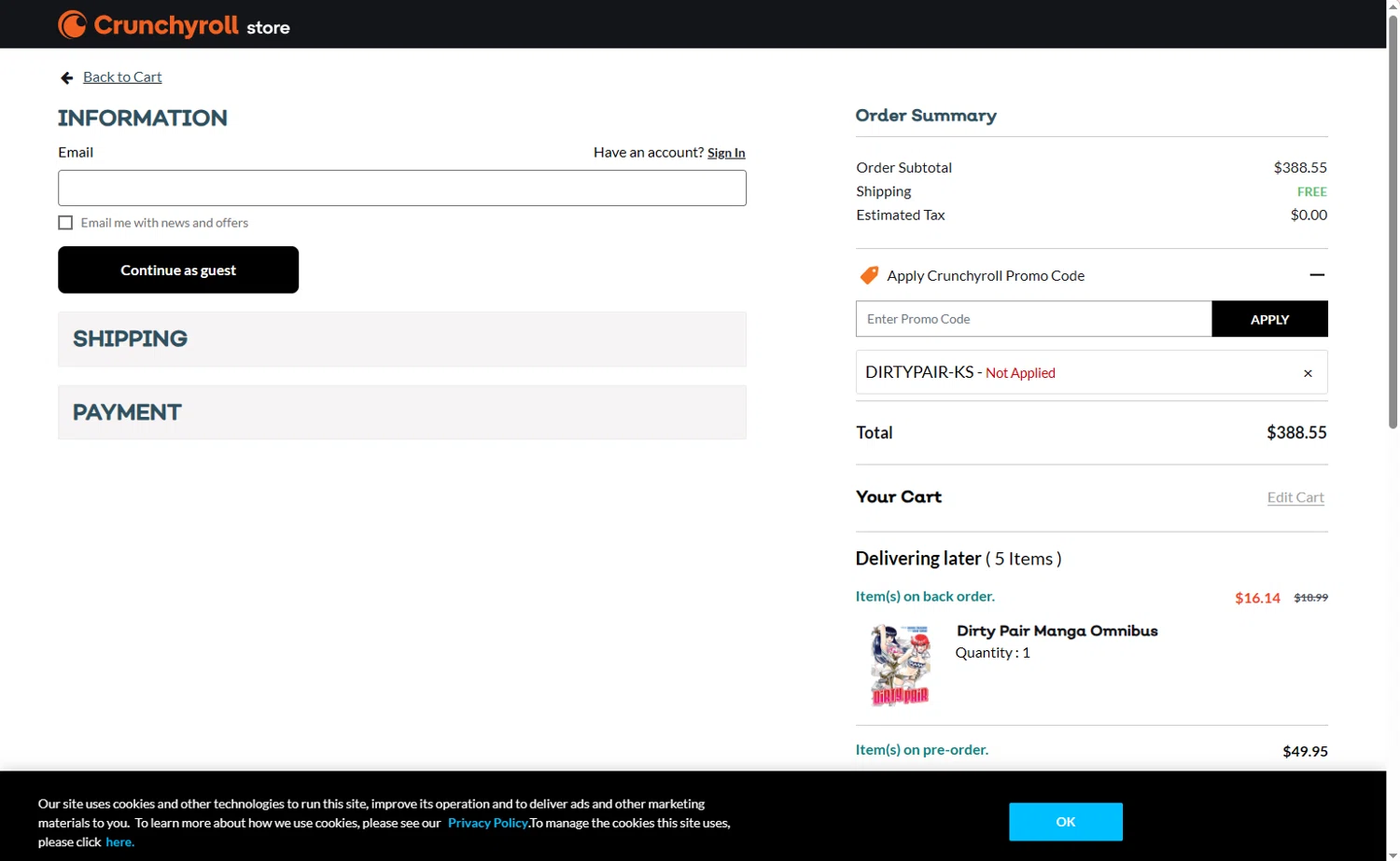 Crunchyroll Store Promo Code - 15% Off November 2025