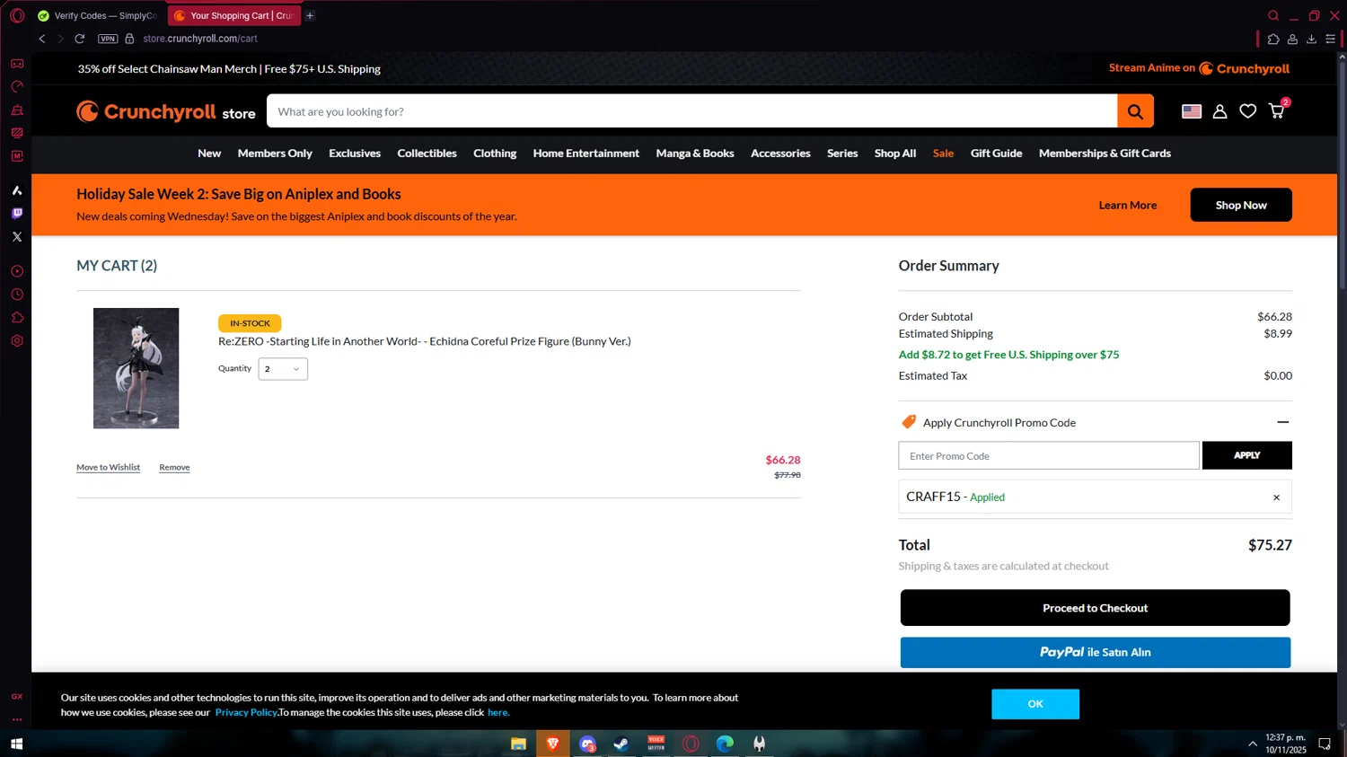 Crunchyroll Store Promo Code - 25% Off December 2025