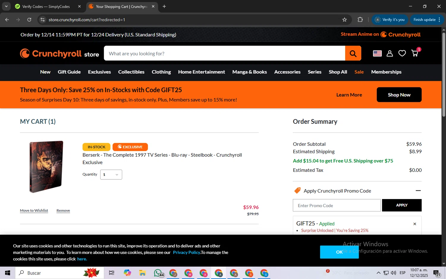 Crunchyroll Store Promo Code - 15% Off January 2026