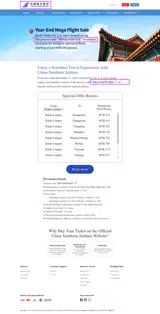 China Southern Airlines Promo Codes - 15% Off Jun 2026