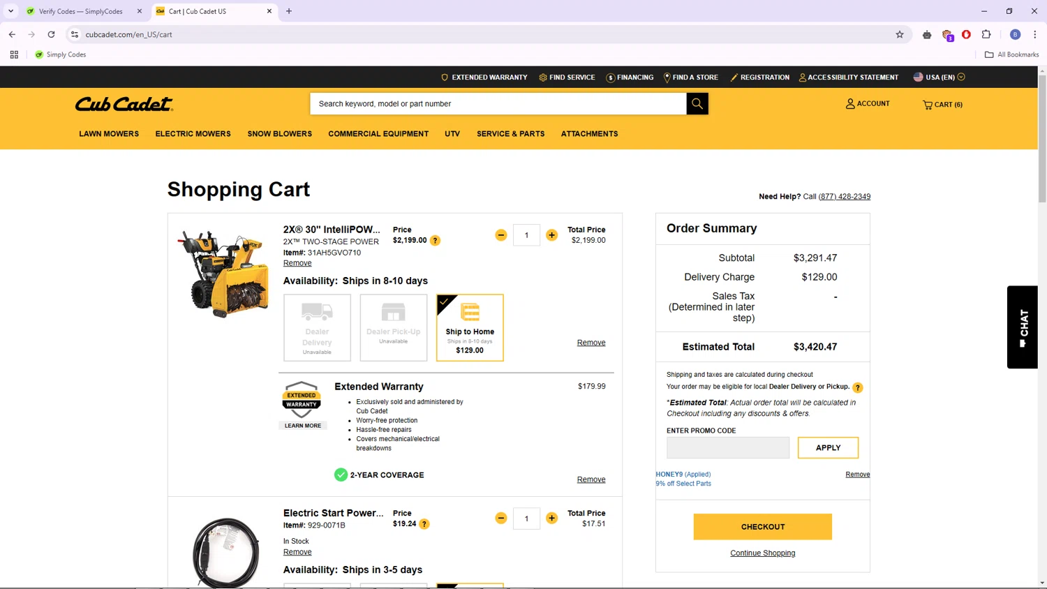 Cub Cadet Promo Codes (9 Verified) - 9% Off w/ Code Jan 2025