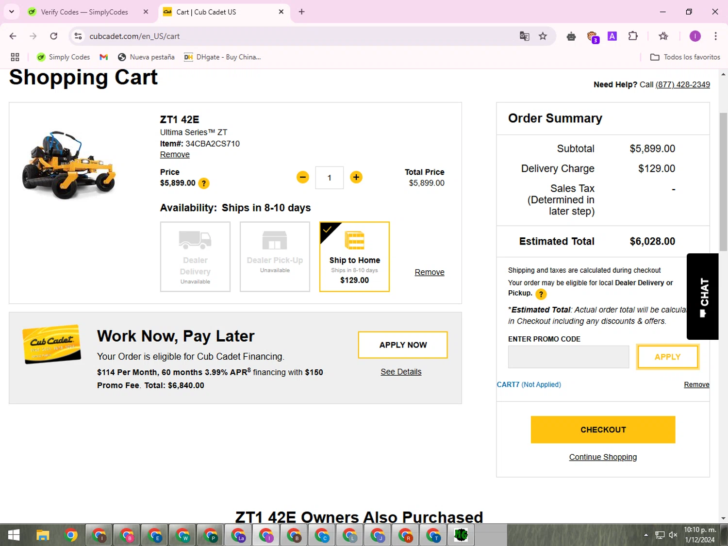 Cub Cadet Promo Codes (9 Verified) - 9% Off w/ Code Jan 2025