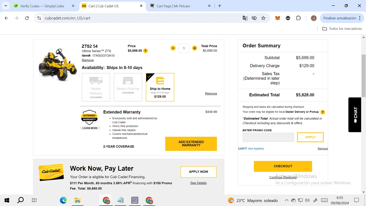 Cub Cadet Promo Codes - 9% Off | September 2024